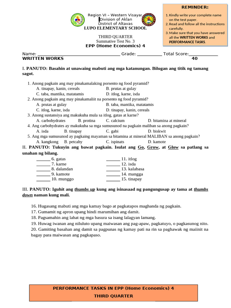 Epp (He) 4 ST #3 | PDF