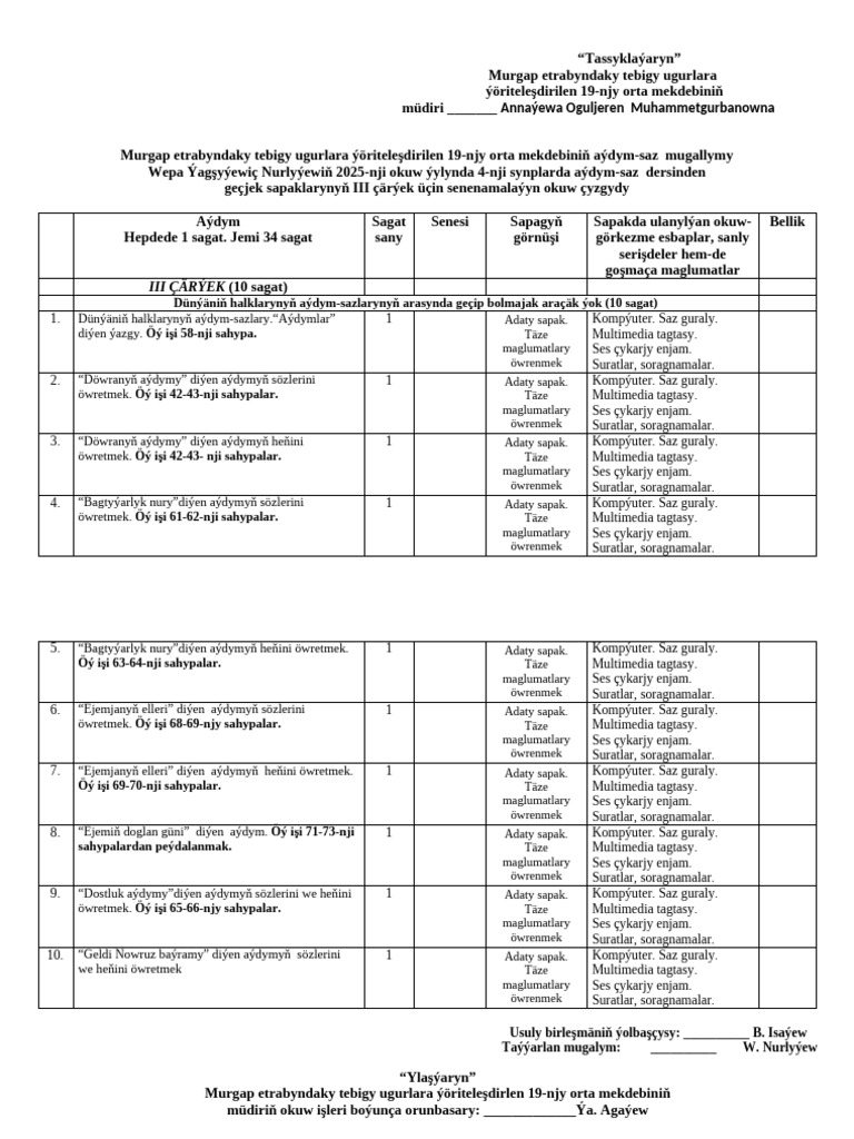 4 Synp Aydym Plan 2025 | PDF