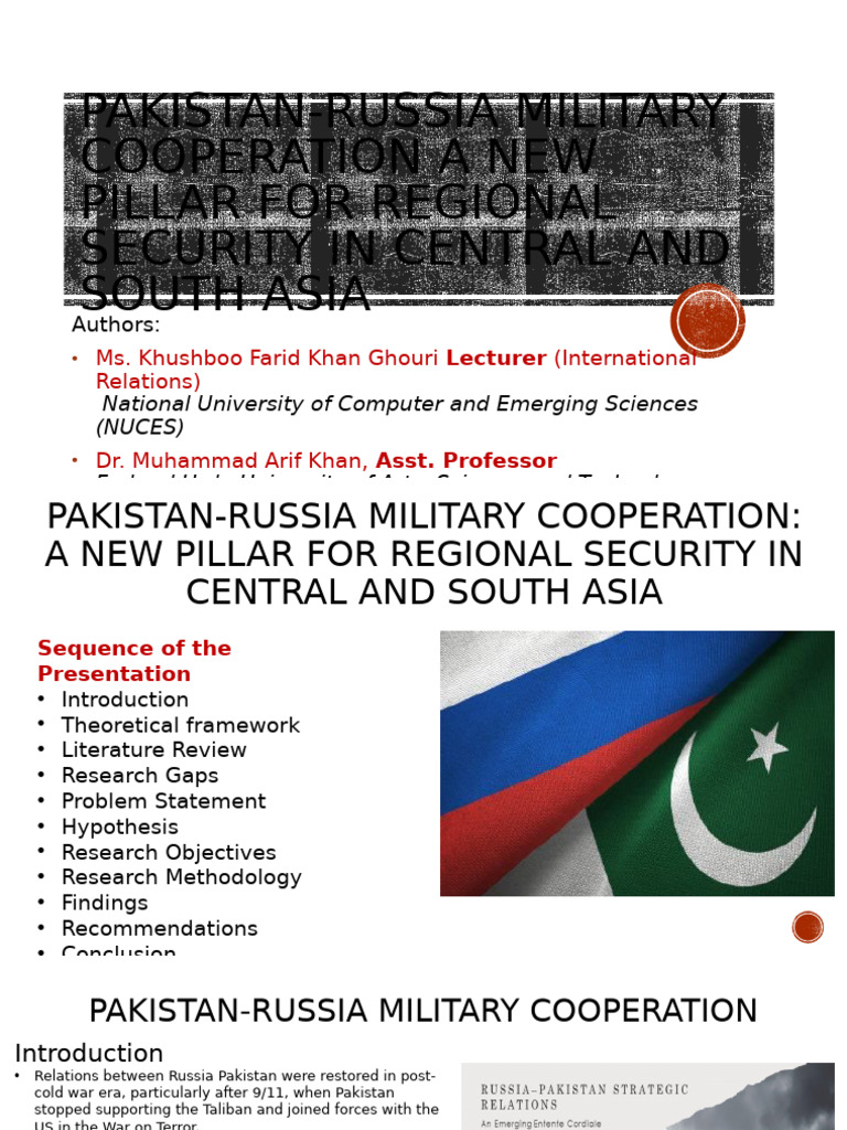 Pakistan-Russia Military Ties for Security | PDF | Pakistan ...
