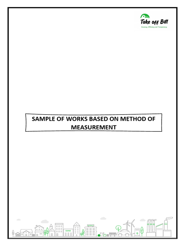 RMM, ARM, CESSM, NRM BOQ Samples Guide | PDF