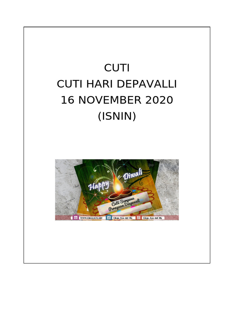 CUTI | PDF