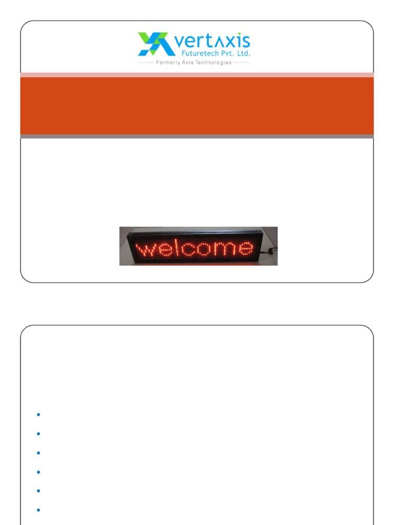 Vertaxis Futuretech - LED Display - Product Catalog - 2021 | PDF | Computer Network | Computing