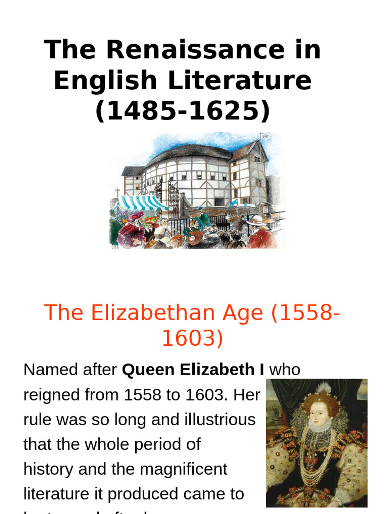 Renaissance English Literature Overview | PDF | Poetry | Sonnets