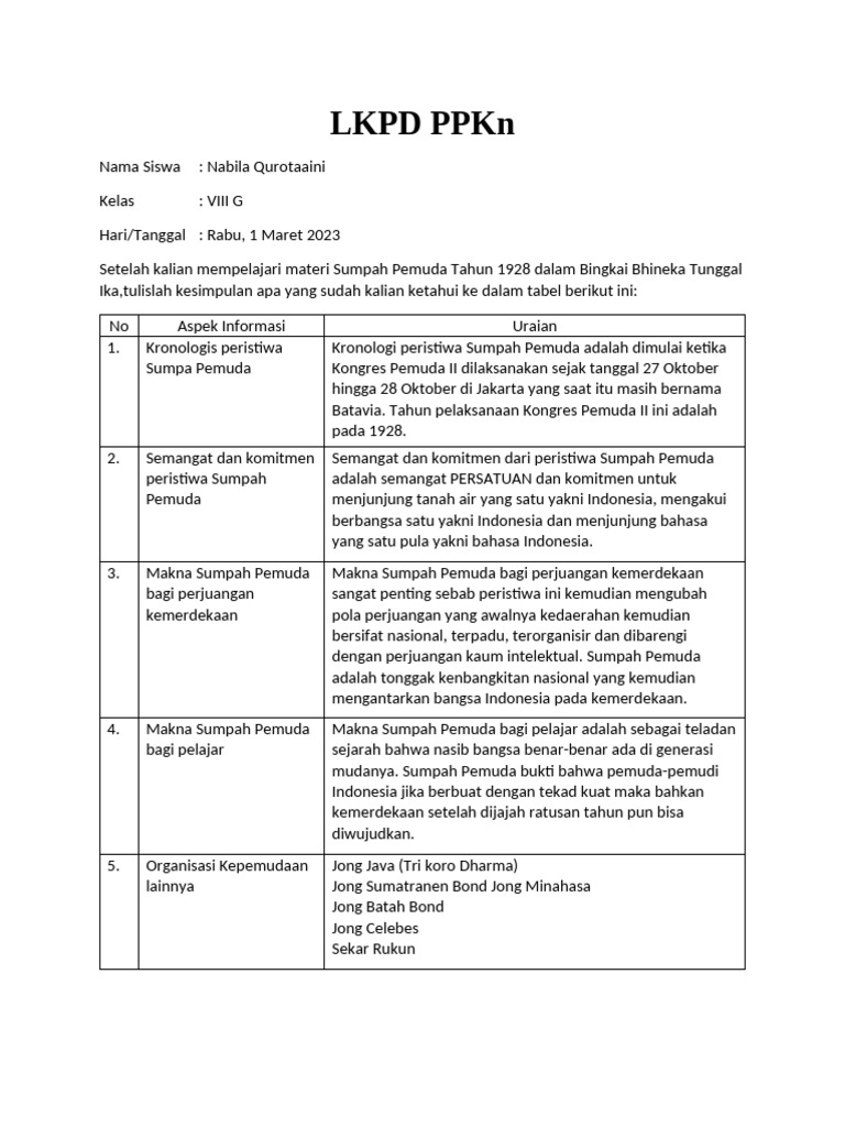 LKPD PPKN Bab 5 | PDF