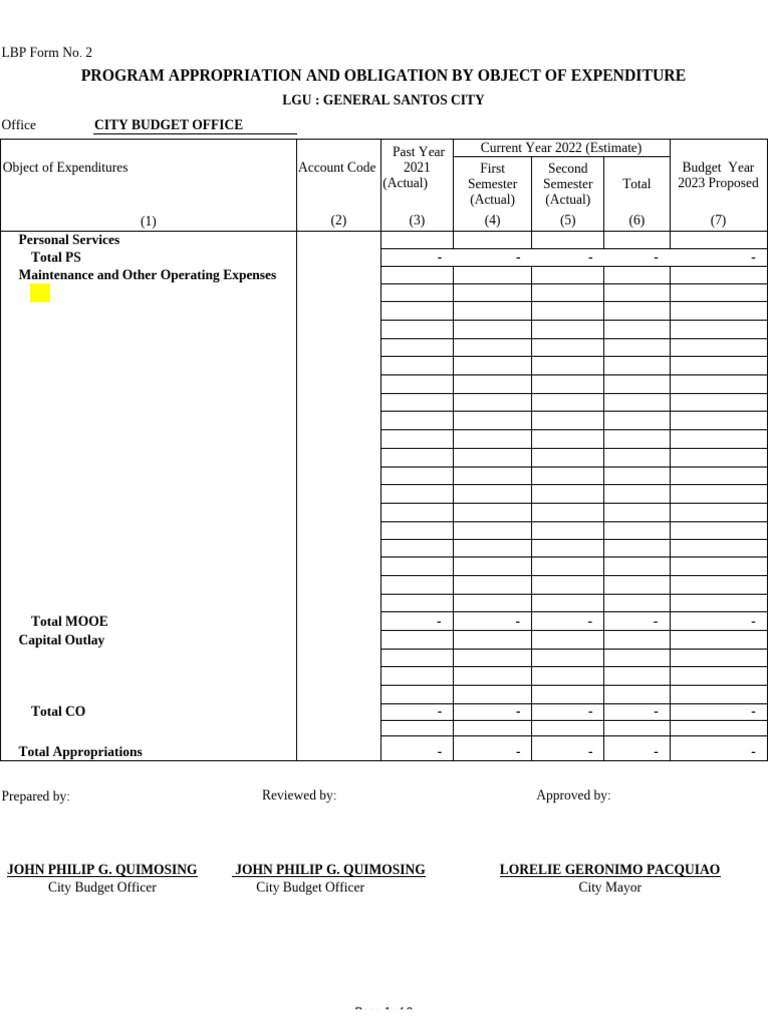 5- 2023-LBP Form No. 2 | PDF | Expense | Electronics