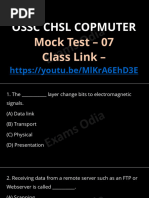 Oscit Mock Test | PDF