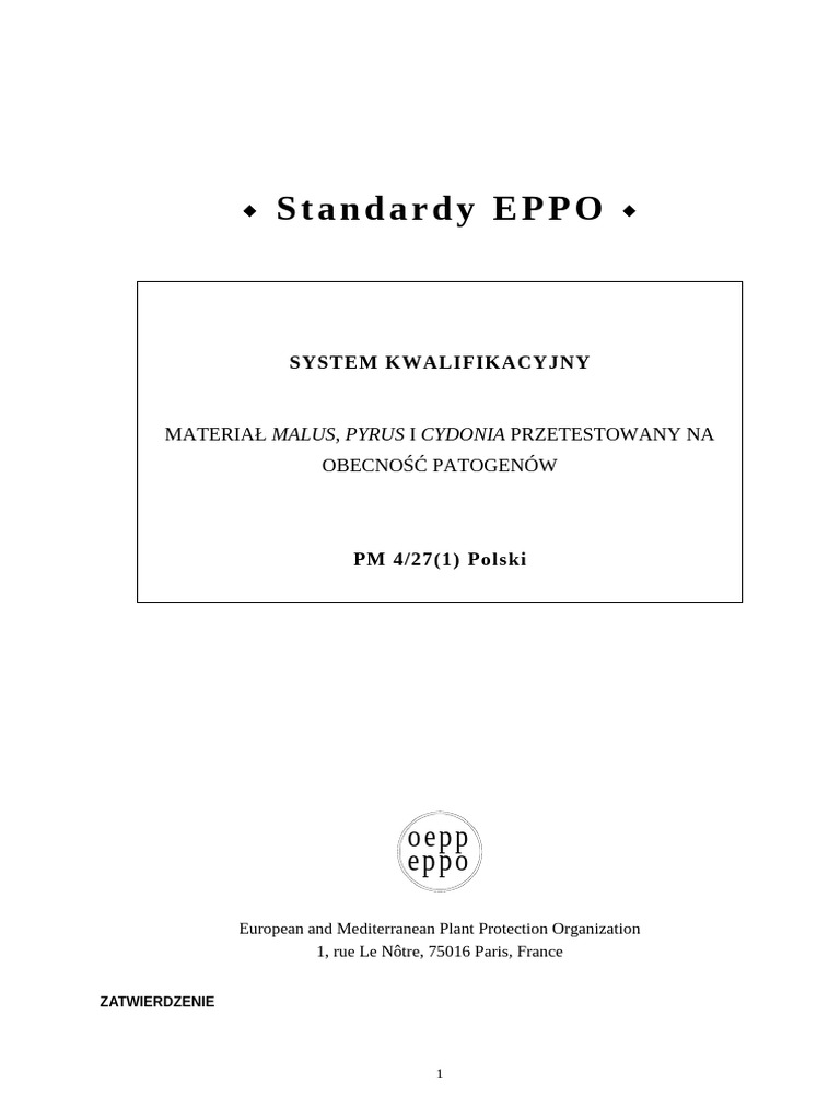 Eppo 4 27 PL | PDF