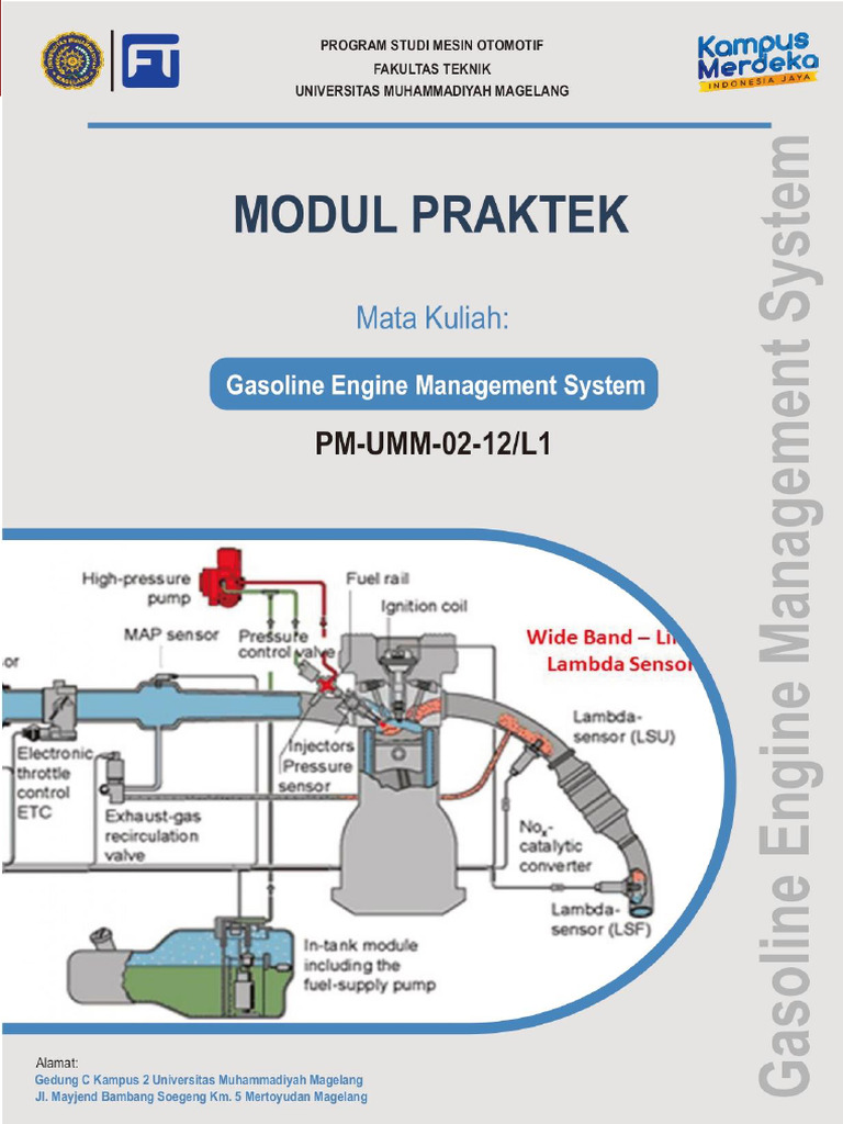 Modul Praktek Gasoline Engine Management System Revisi 3 2023 | PDF