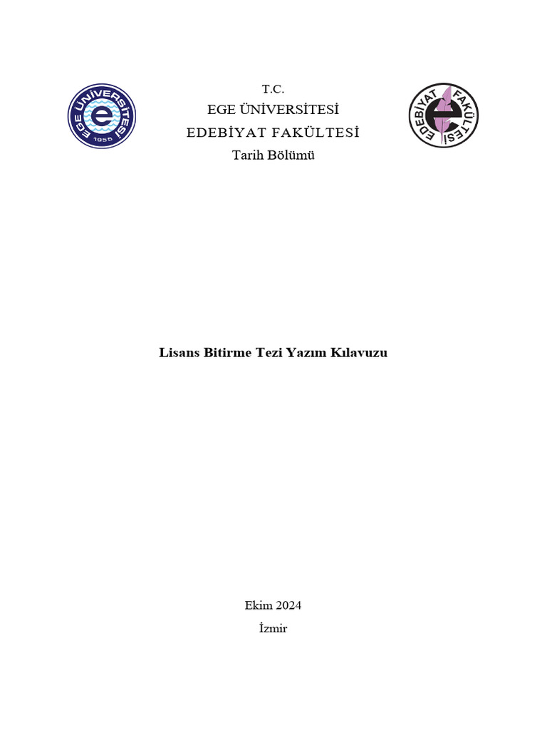 Lisans Bitirme Tezi | PDF