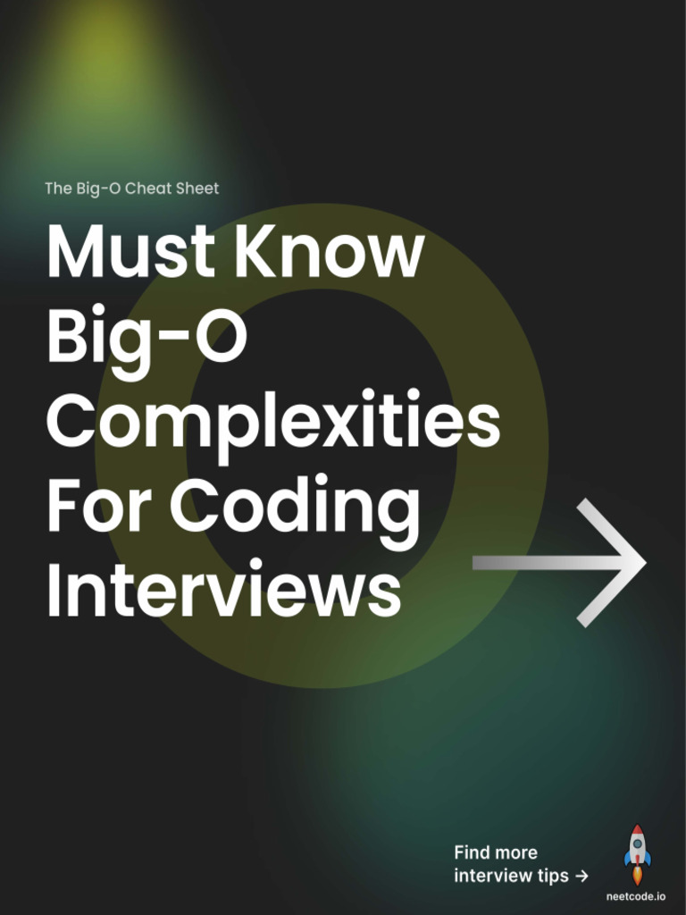 Must Know Big-O Complexity in Coding Interviews | PDF