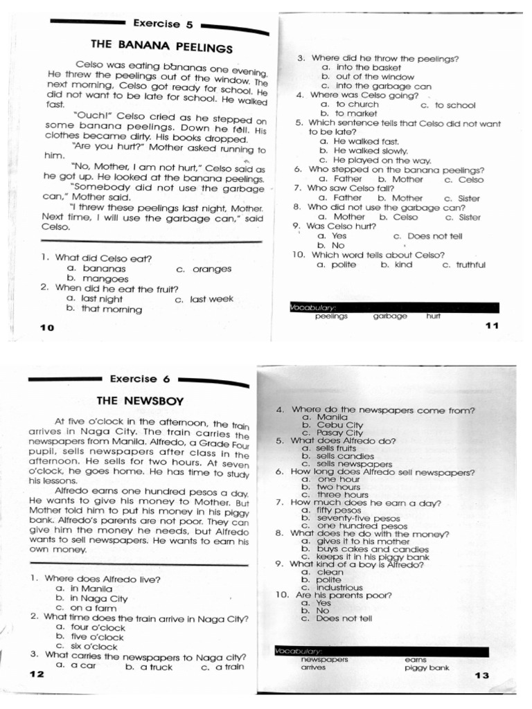 Reading Week 3 Independent | PDF