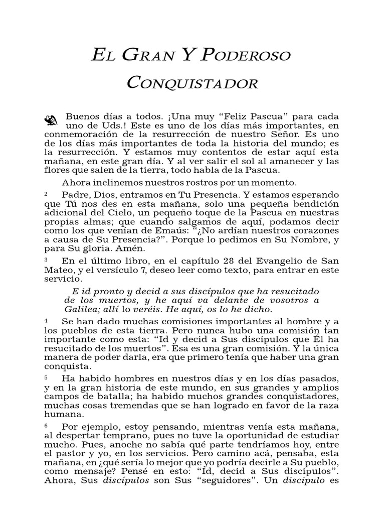 SPN57-0421S The Great And Mighty Conqueror VGR (1) | PDF | La ...