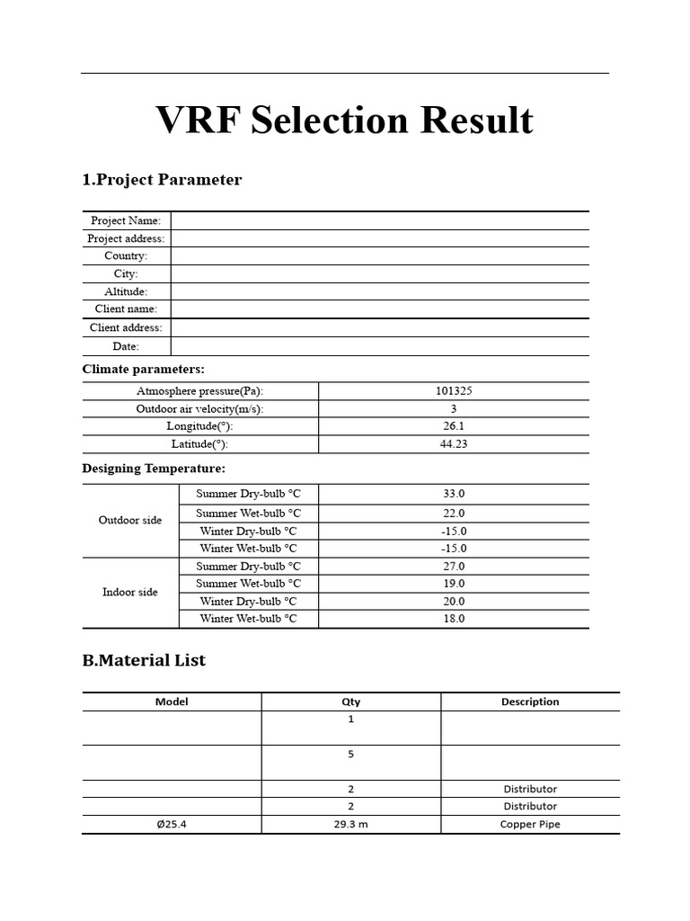 VRF System Selection and Specifications | PDF | Pipe (Fluid Conveyance ...