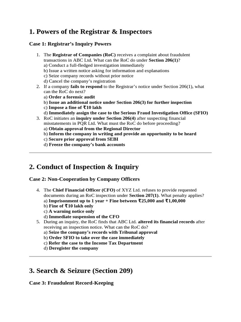 Registrar Powers & Fraud Investigation Guide | PDF | Fraud | Arrest