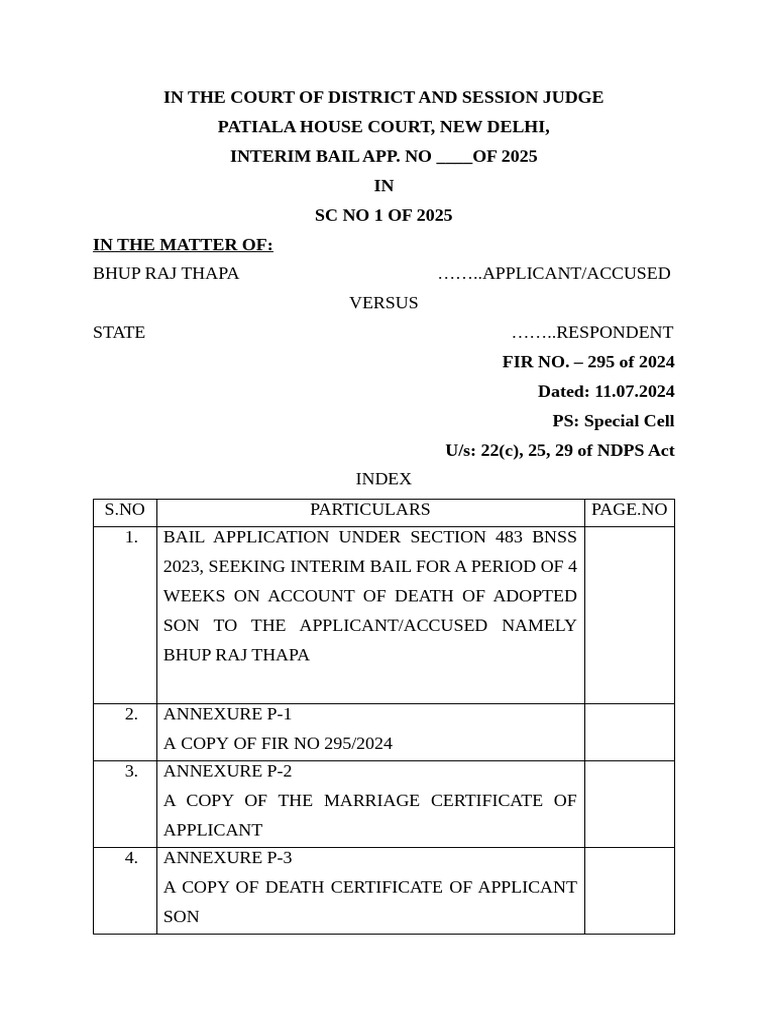 bhupraj interim bail | PDF | Bail | Public Law