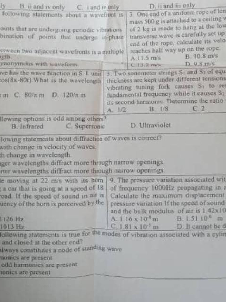 (Seyiezekiels Copy of PHY 105 PQ) .002 | PDF