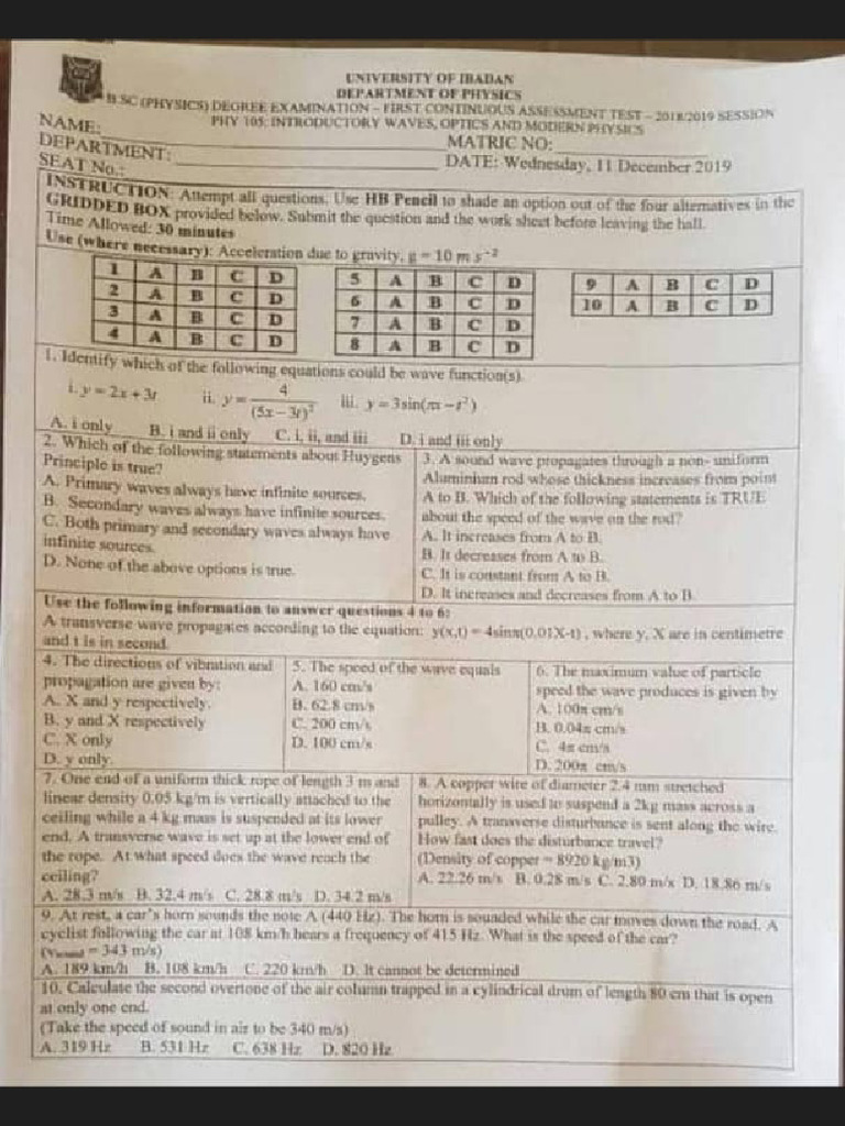 (Seyiezekiels Copy of PHY 105 Pq).004 | PDF
