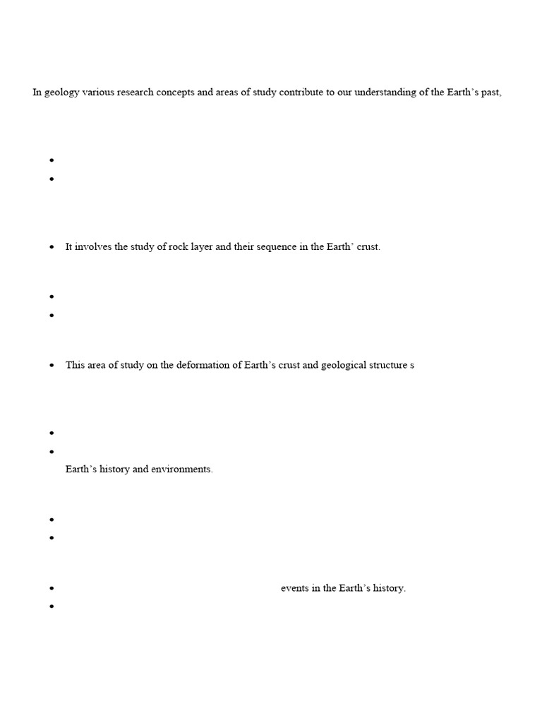 Research Concepts in Geology123 | PDF | Geology | Earth Sciences