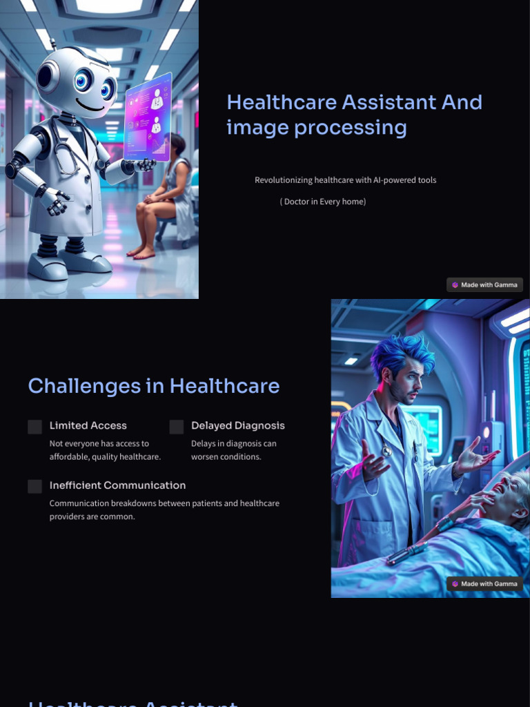 Healthcare Assistant and Image Processing | PDF
