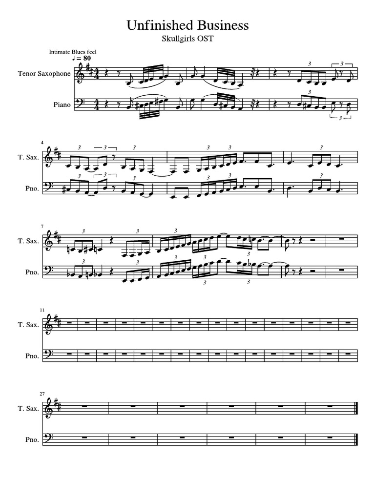 Unfinished Business | PDF