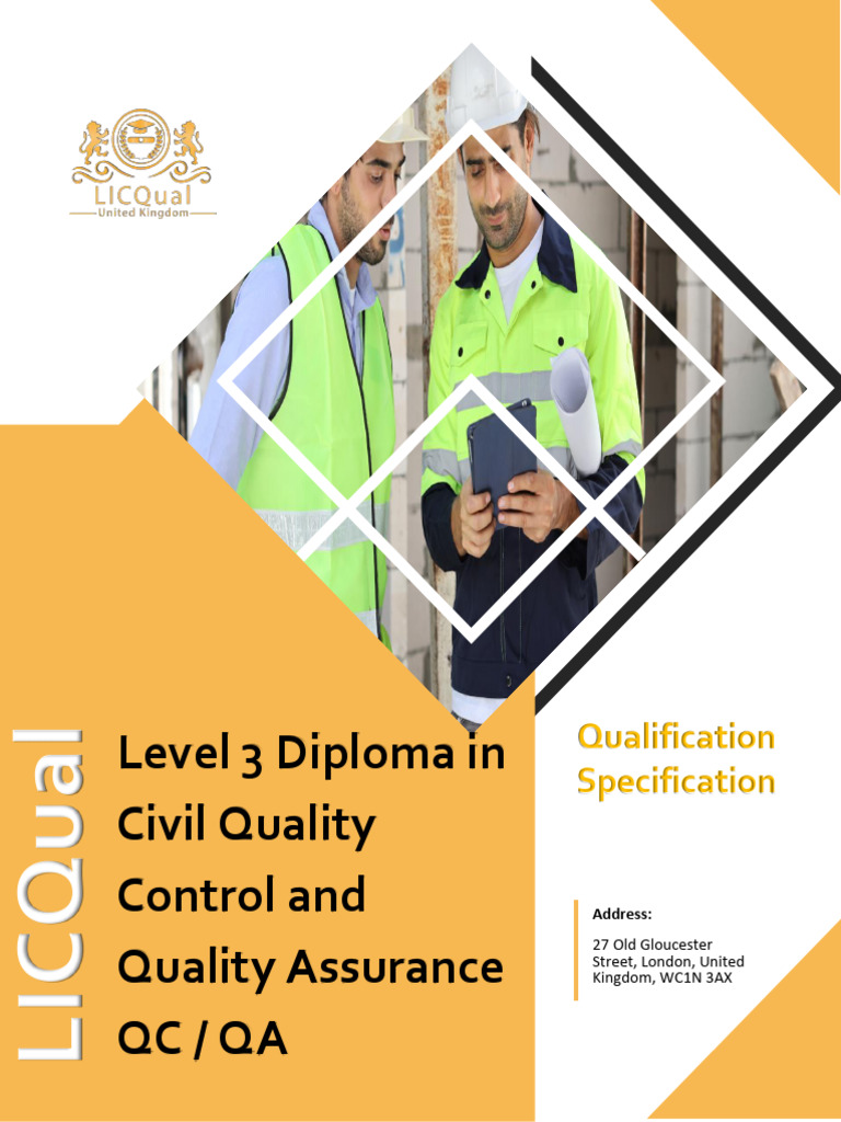 LICQual Level 3 Diploma in Civil Quality Control and Quality Assurance ...