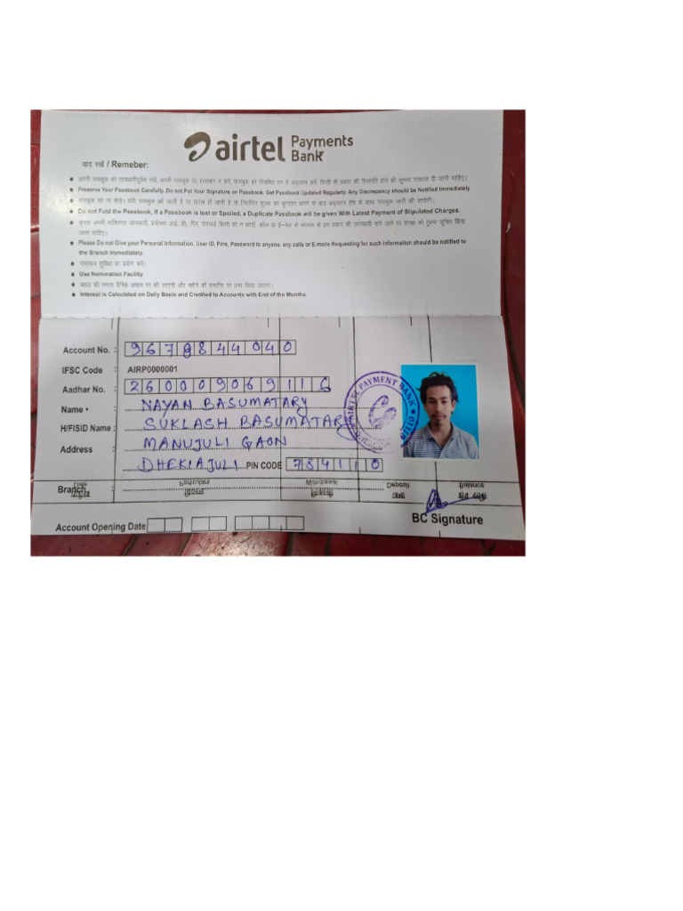 Pdf airtel | PDF