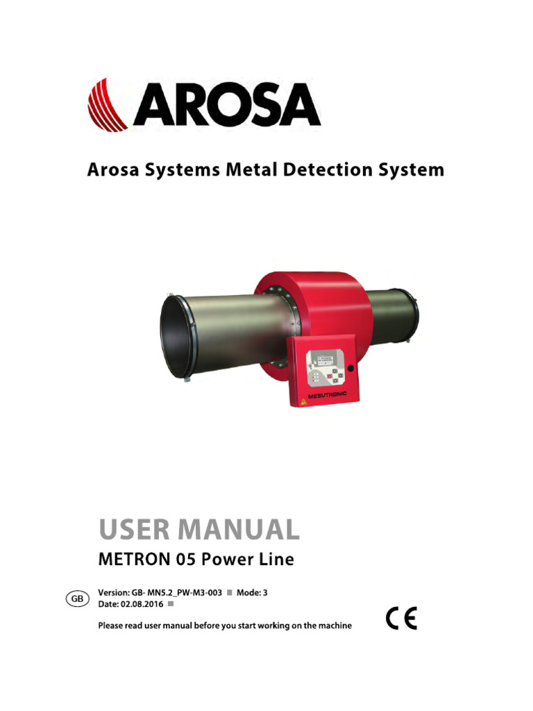 Arosa Mesutronic Metron05 PowerLine GB-MN5.2 - PW-M3-003 | PDF | Metal ...
