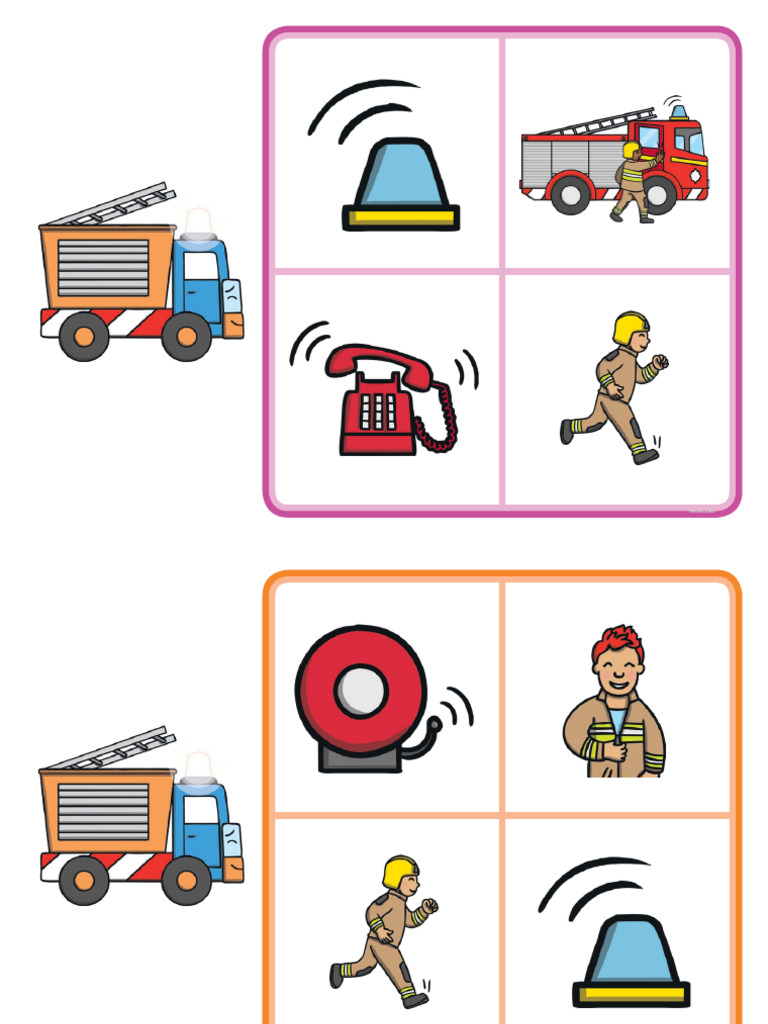 Fire Station Bingo Boards PDF | PDF