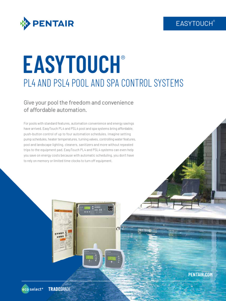 Easytouch pl4 psl4 Control System Consumer Brochure | PDF | Mac Os ...