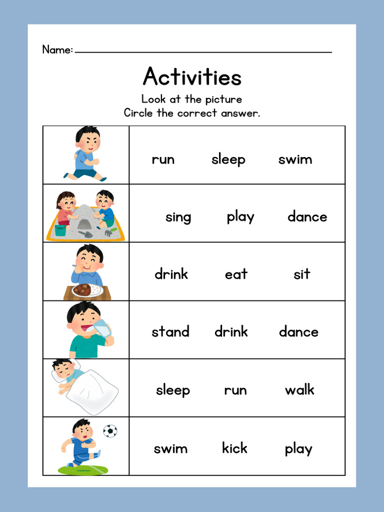 Review Animals-Schoolsupplies-Numbers | PDF