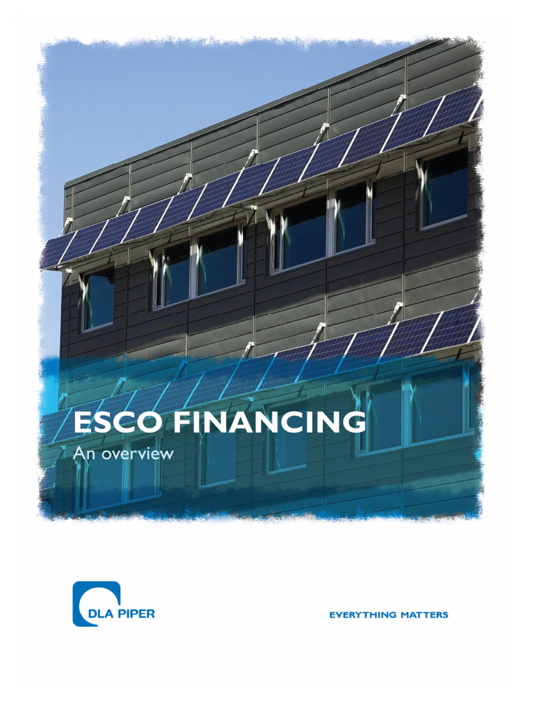 Overview of ESCO Financing Models | PDF | Economies | Business