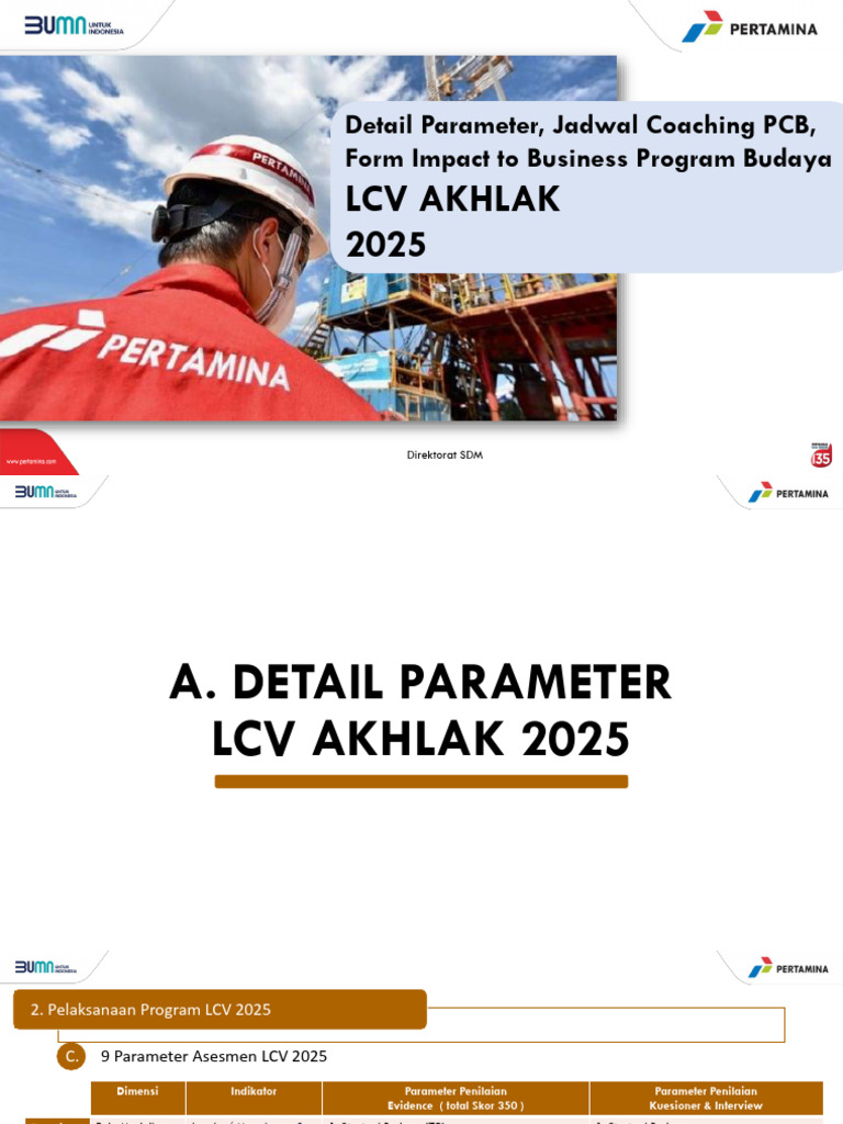 Sub Parameter LCV 2025 Final-1 | PDF