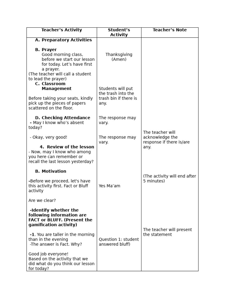 Detailed Lesson Plan - JHS | PDF | Truth | Accuracy And Precision