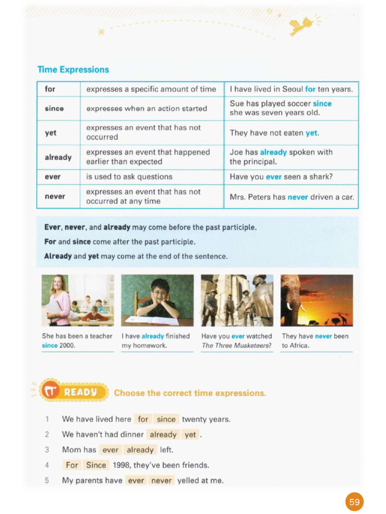 Homework 4 - Present Perfect - Usage 4 | PDF
