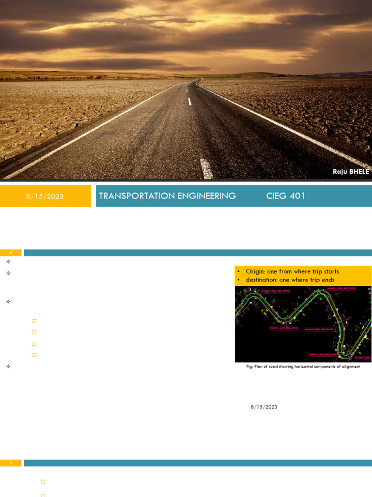 Chapter 02 Highway Survey | PDF | Road | Highway