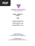 2014 UNISA Course Descriptions Final | PDF | Evidence (Law) | Justice