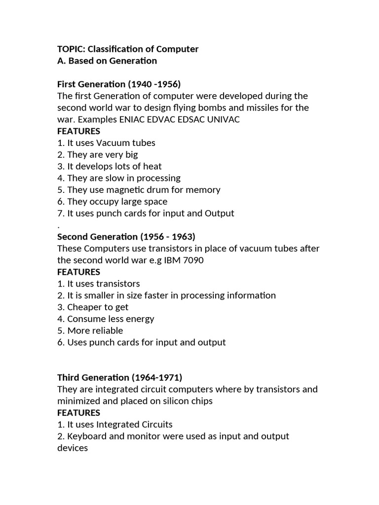 Ict Lesson Note Grade 8 Pdf Computer Data Storage Computer Program