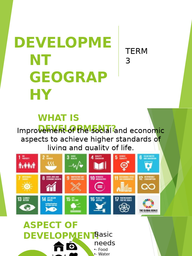 Grade 11 Geography Term 3 Development Notes | PDF | Exports | Gross ...