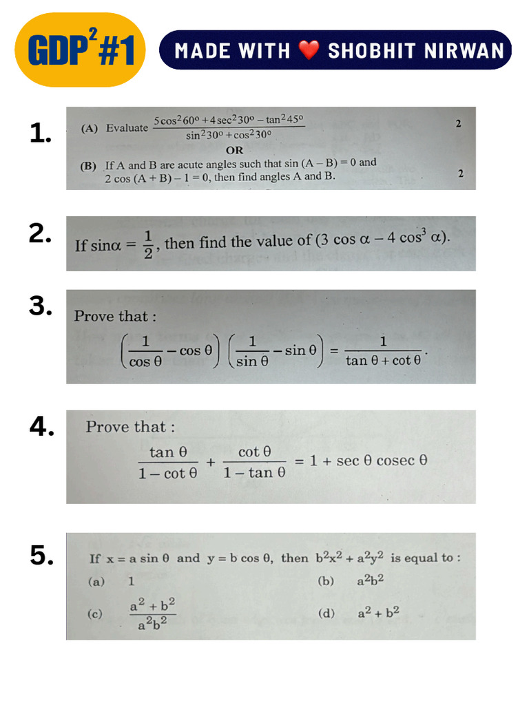 Shobhit Nirwan GDP 2 #1.pdf Sheet | PDF