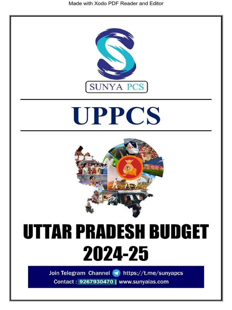 Uttar Pradesh Budget 2024-25 Overview | PDF | Economies