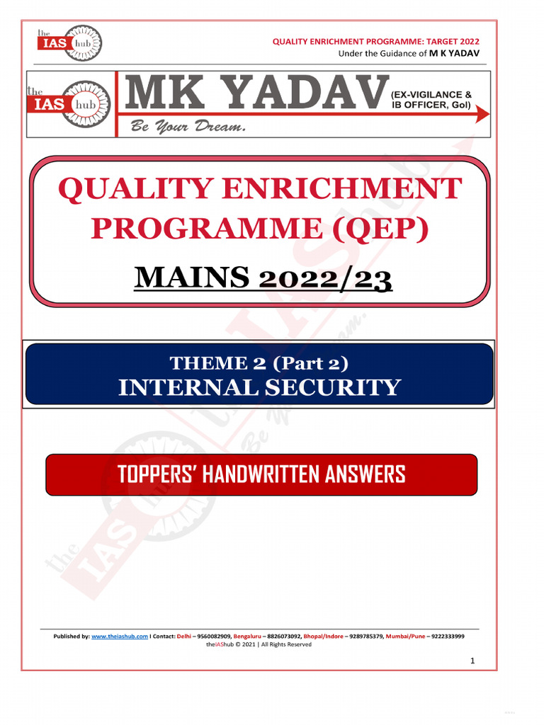 Internal Security Theme 2 (Part 2) | PDF