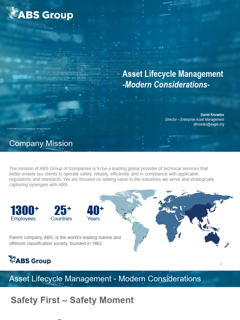 Asset Lifecycle Management - Modern Considerations | PDF | Asset ...