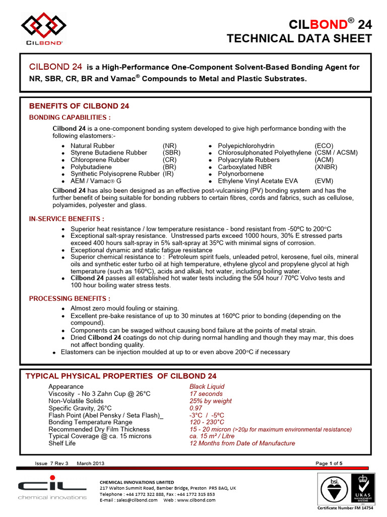 Cilbond 24.pdf20241127 1 jq725f | PDF | Solvent | Metals