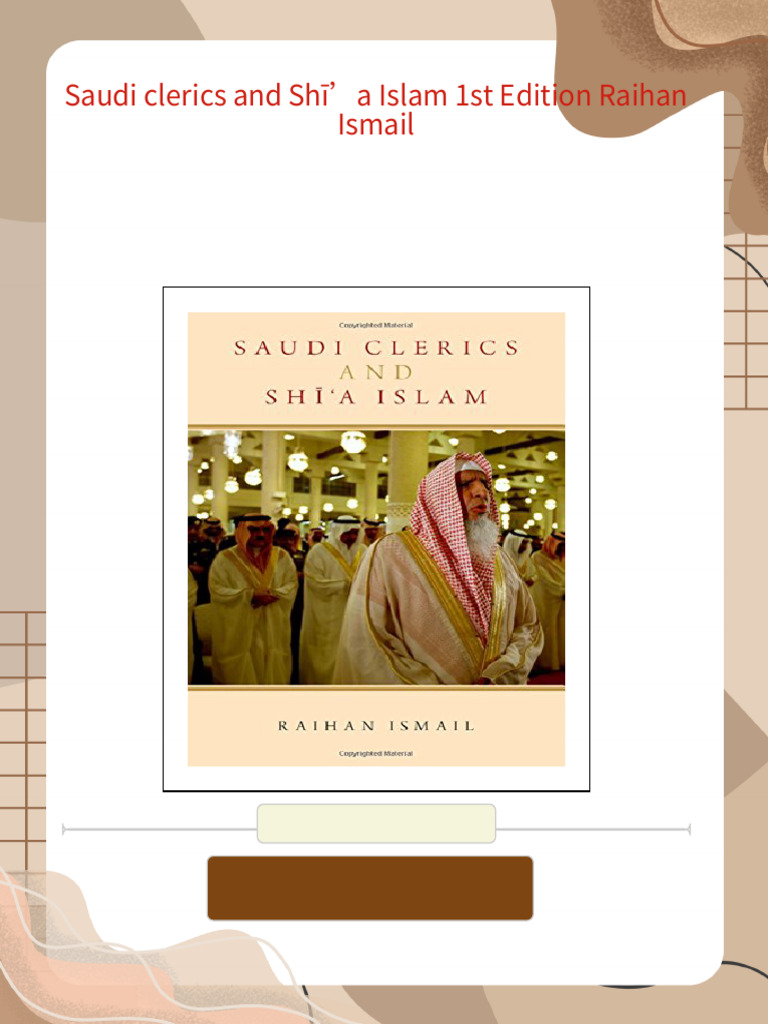 Saudi Clerics and Shī'a Islam 1st Edition Raihan Ismail | PDF | Shia ...