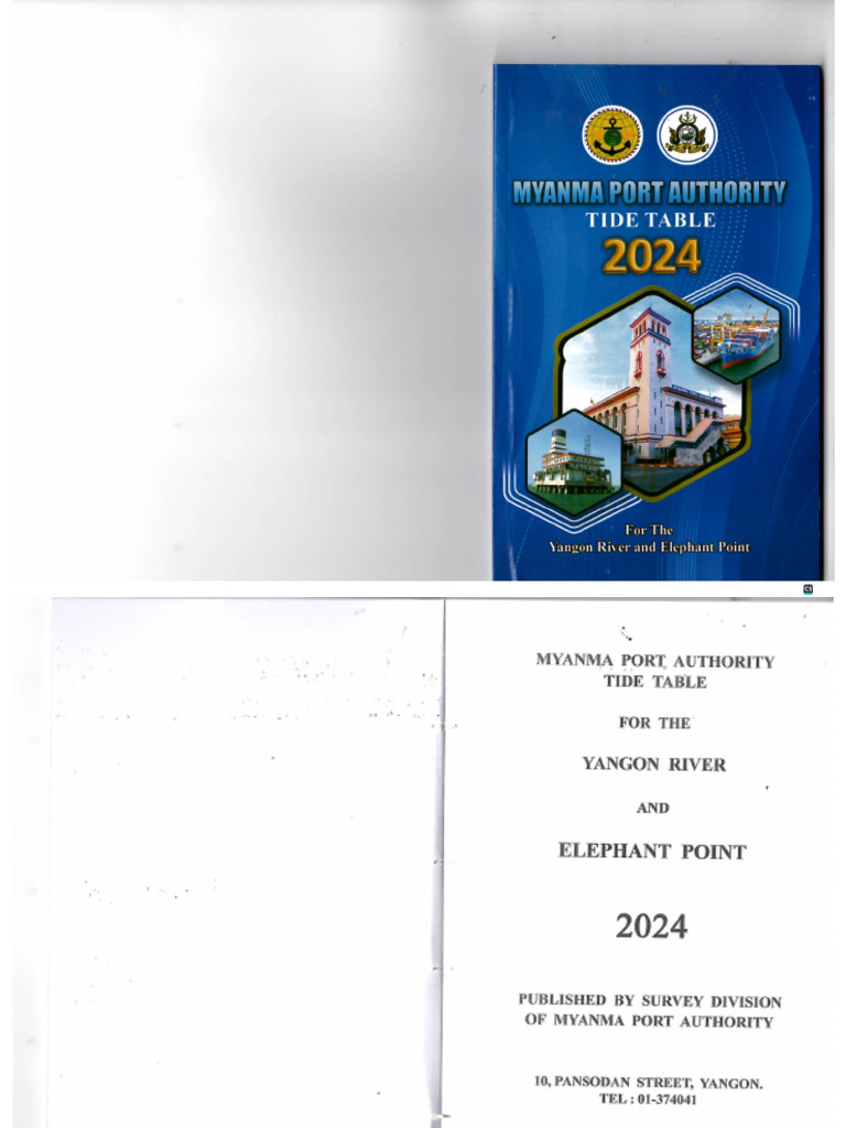 2024 MPA Tide Table | PDF
