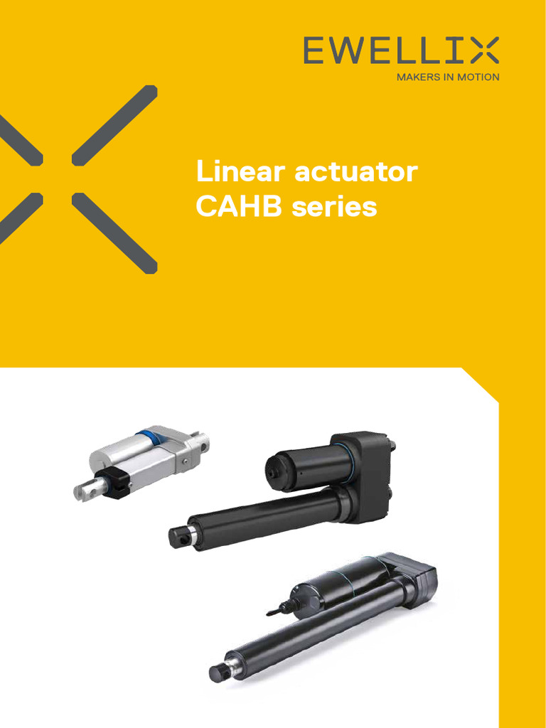 IL-06006-2-EN-June 2021 Linear Actuator CAHB Series | PDF | Switch ...