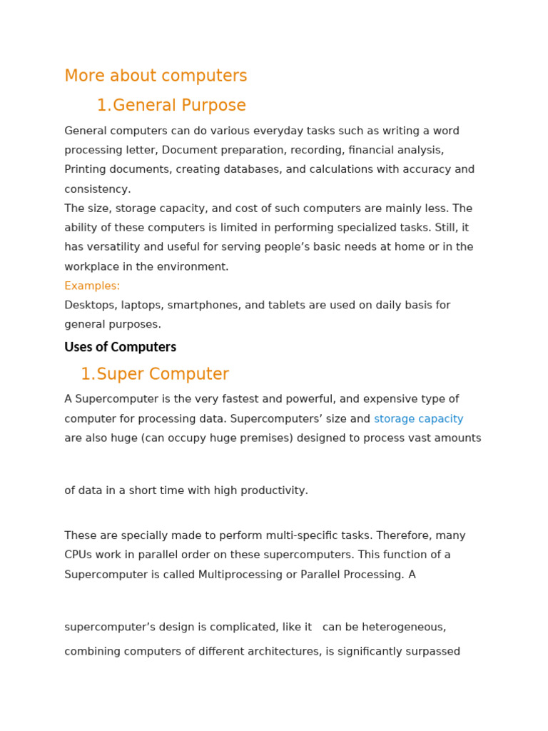 More About Computers Pdf