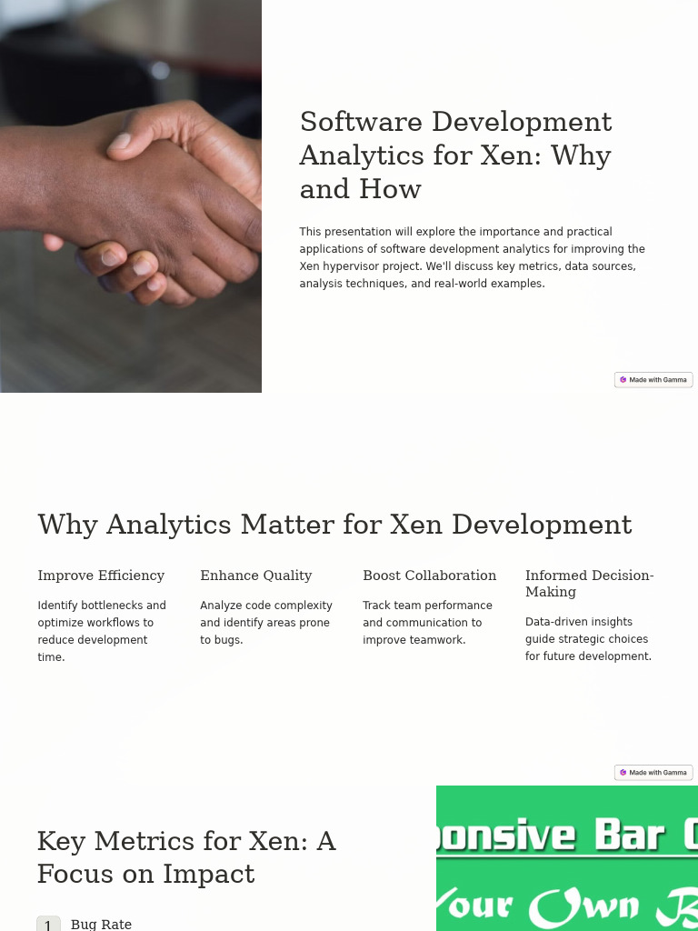 Software Development Analytics For Xen Why and How | PDF | Analytics ...
