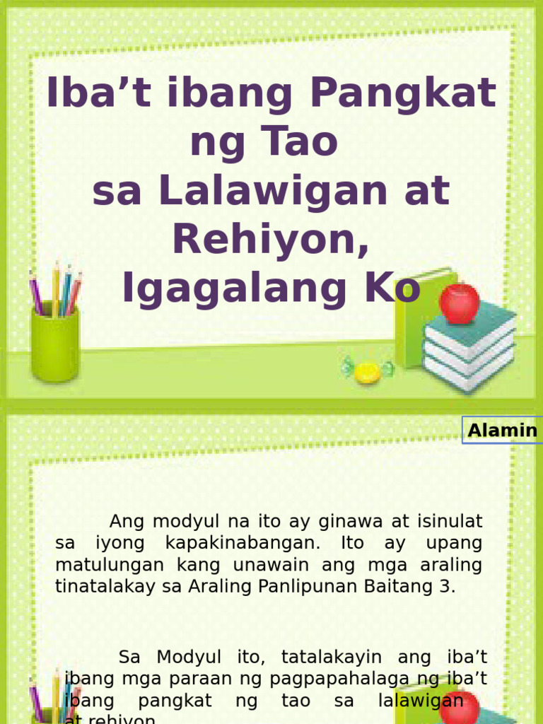 AP 3 Q3 - Module 6. | PDF