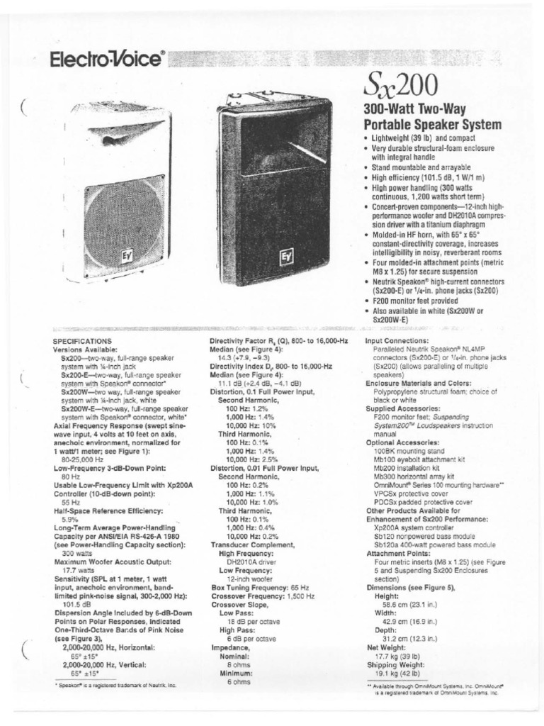 SX 200 | PDF